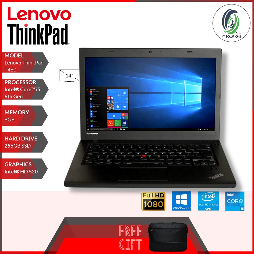 Lenovo ThinkPad T460 ( Intel Core i5-6th Gen /8 GB RAM/128 GB SSD/14 ...