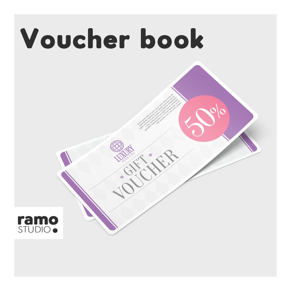 Voucher book \ Coupon Book \ Gift Voucher Book, Customized printing ...
