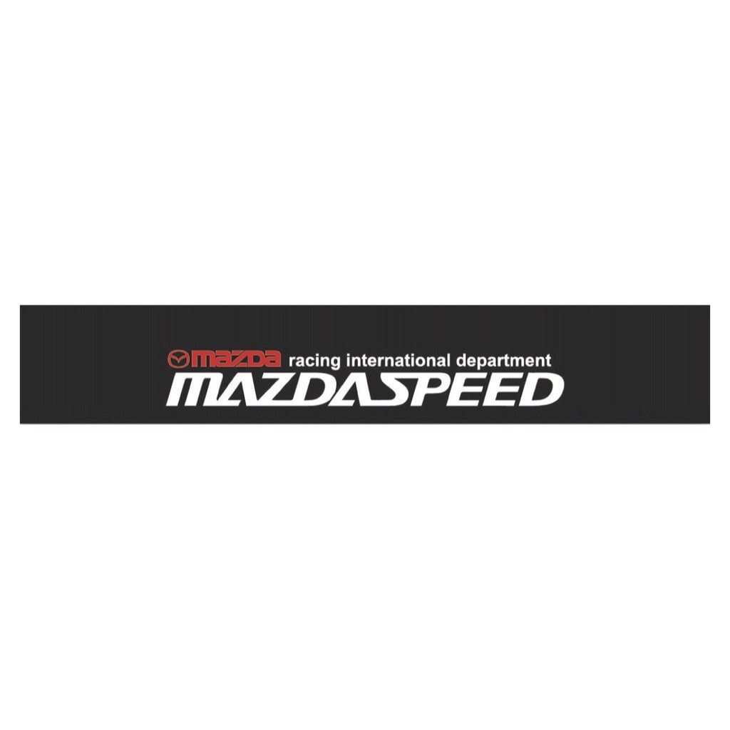 MAZDA SPEED Front Windshield Sticker / Sticker Tampal Cermin Depan ...