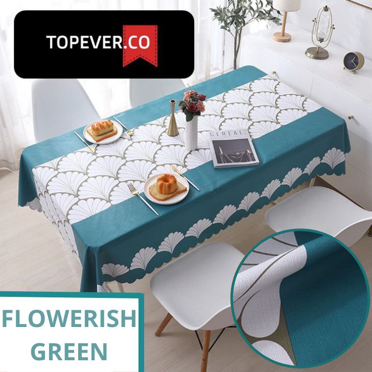 Table Cloth Alas Meja Aesthetic Decoration Alas Meja Makan 6 Kerusi ...