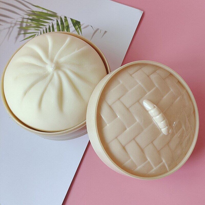 HMC Simulation Steam Bun Pau Stress Relief Squishy Toy Squeeze Toys ...