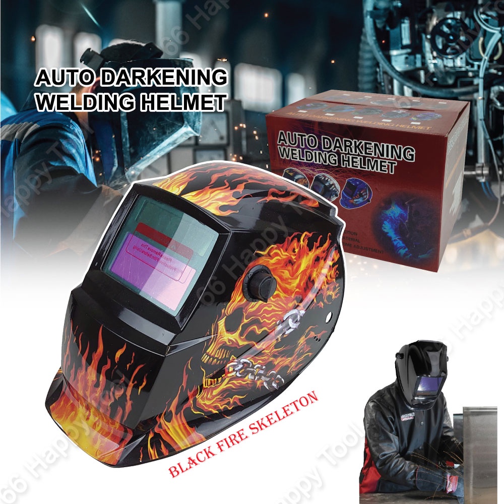 Auto Darkening Welding Helmet Eyes Protection Mask Lightweight Colorful ...