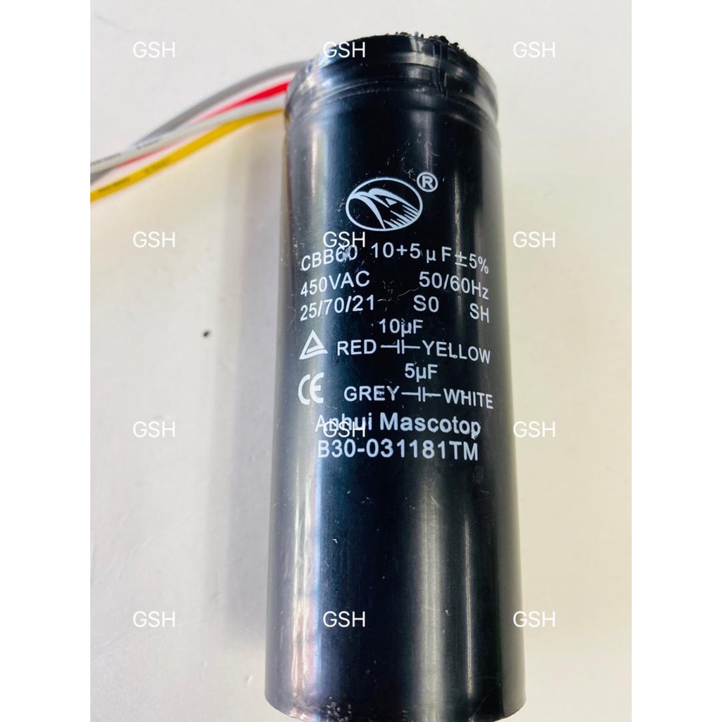 5uf+10uf Washing Machine capacitor | Shopee Malaysia