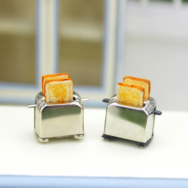 Pocket Doll House Creative Mini Breakfast Bread Maker Miniature Food ...
