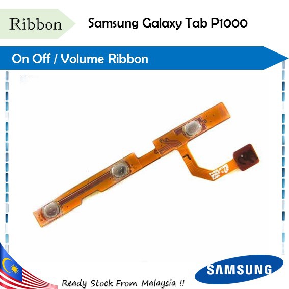 Samsung Galaxy Tab P1000 Power On Off key/ Volume Up Down Button Flex Cable Ribbon + Opening ...