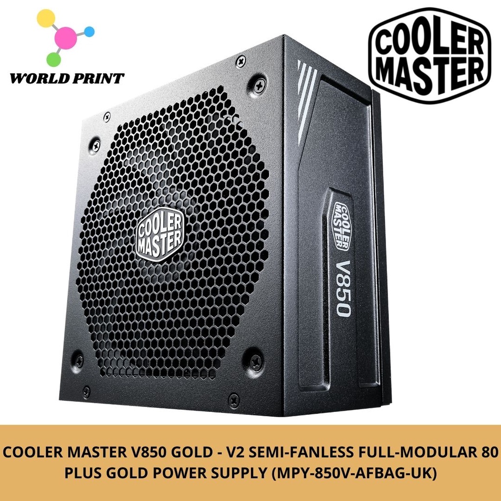 COOLER MASTER V850 GOLD - V2 SEMI-FANLESS FULL-MODULAR 80 PLUS GOLD ...