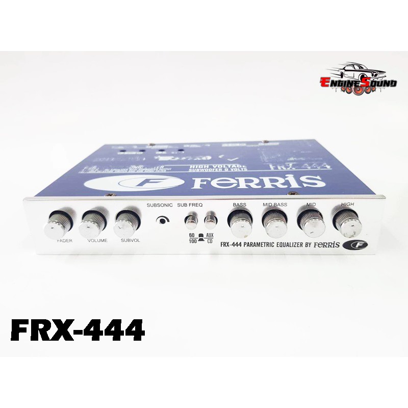 Ferris FRX-444 4 band preamp, car preamp, car preamp, 4-band audio ...