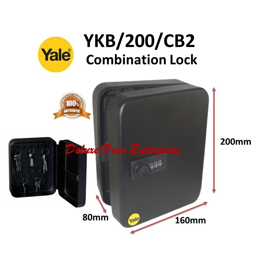 100% Authentic Yale Key Box YKB/200/CB2 Combination Lock / yale keybox ...