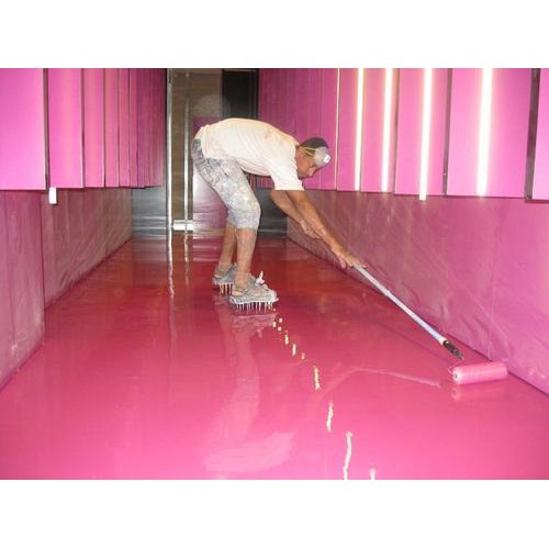 PINK / RAL 3015 ( 5L ) LSC EPOXY PAINT FLOORING EPOXY 4L + 1L HARDENER ...