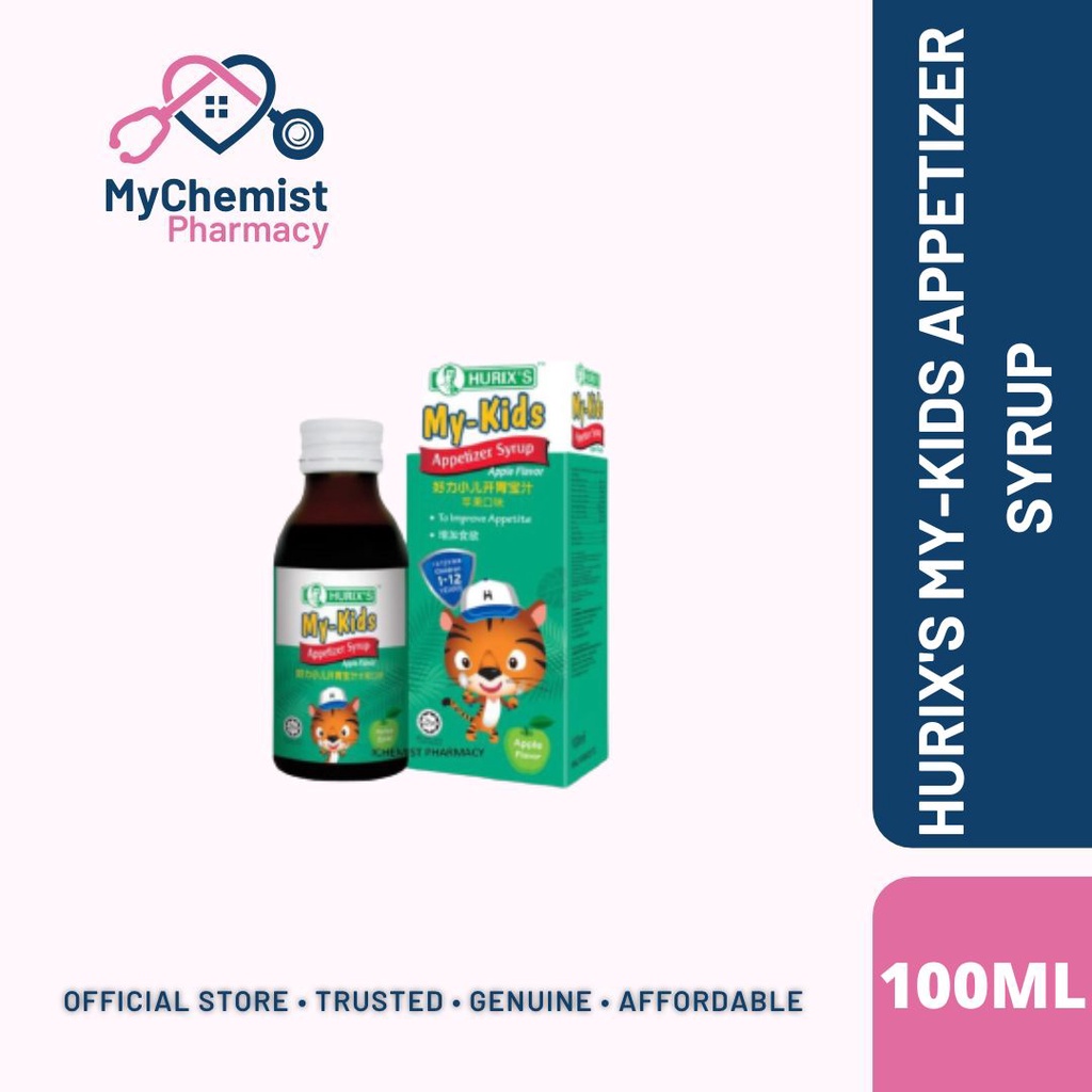 Hurix's My Kids Appetizer Syrup 100ml Apple Flavour (Tambah Selera ...