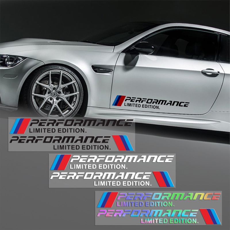 *READY STOCK* 1 Pair For Performance Reflective Stickers For BMW Car ...