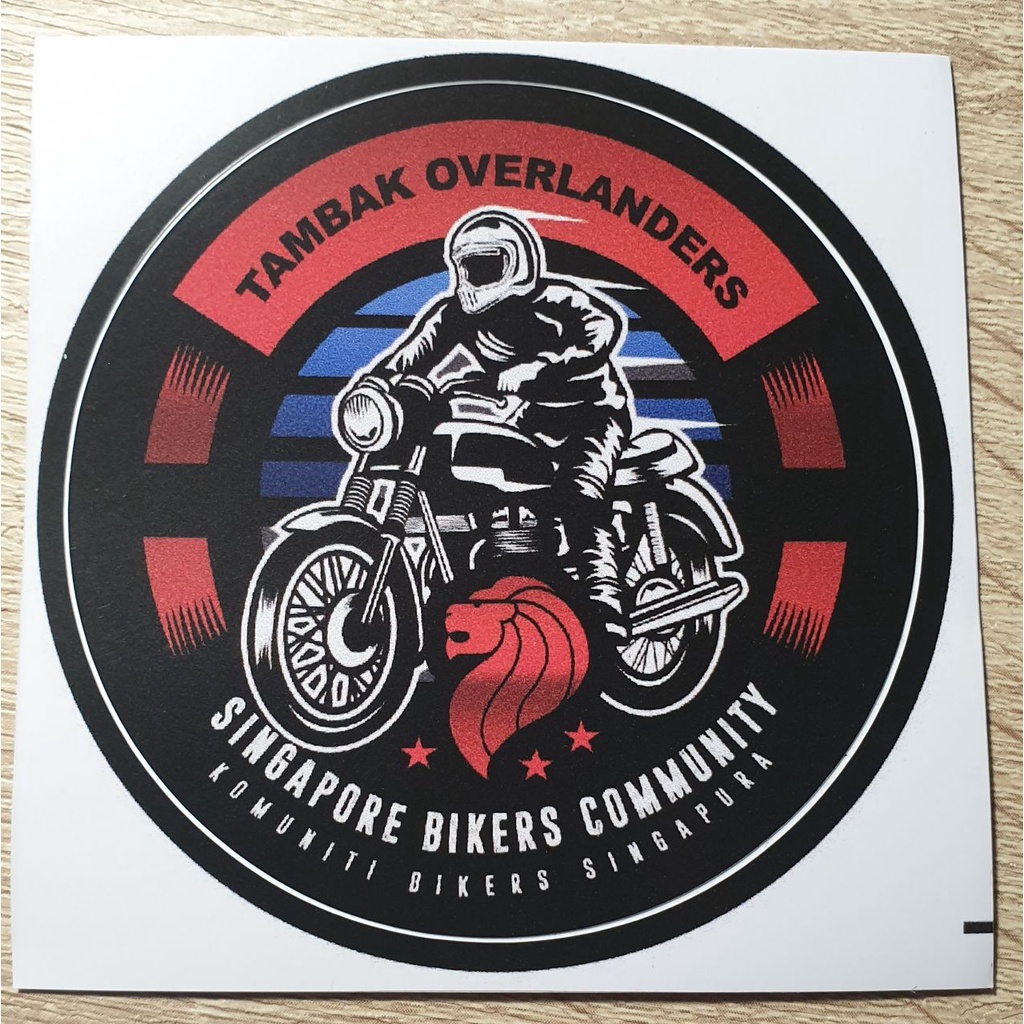 Tambak Overlanders - Bikers Community Vinyl Decal (Secondary Variation ...
