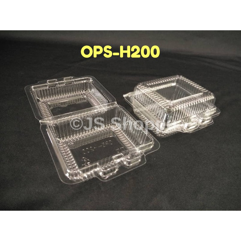 BENXON OPS H200 / Disposable Plastic Clear Bakery Container (100pcs ...