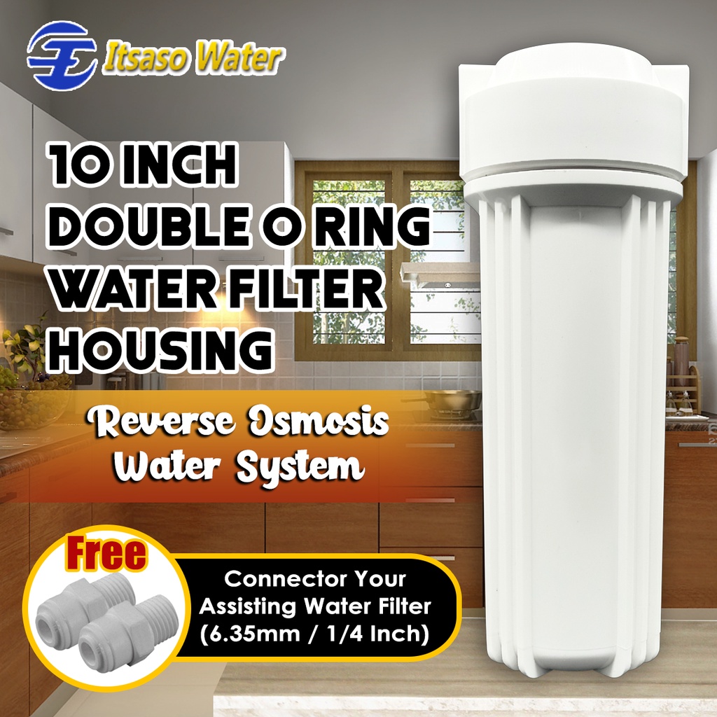 Double O Ring Water Filter Housing (1/4" 10") | Shopee Malaysia