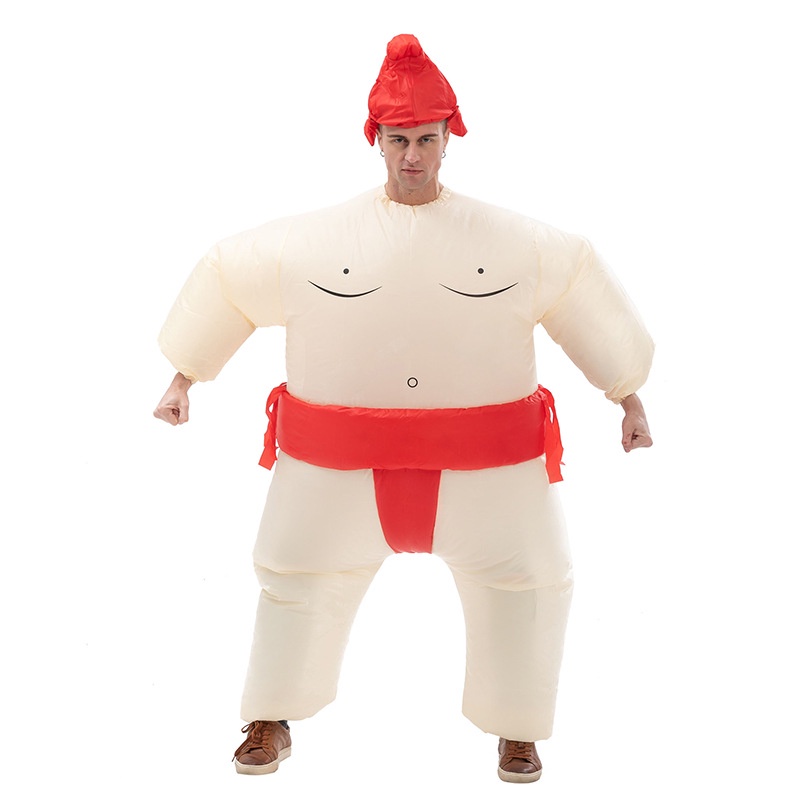 Funny Japanese Sumo Inflatable Clothing Stage Performance Cartoon Doll ...