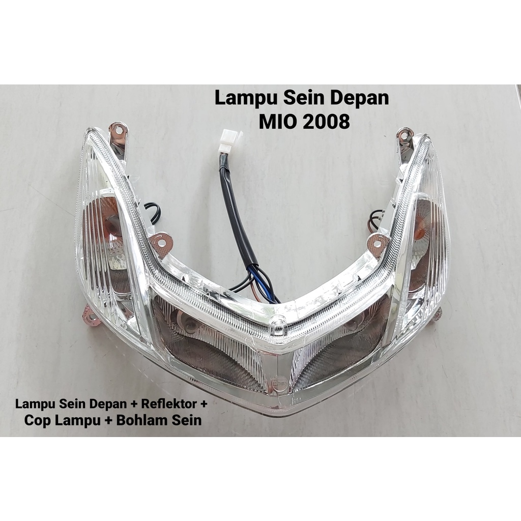 Front Turn Signal Mica Glass Complete with Turn Signal Light Cop ...