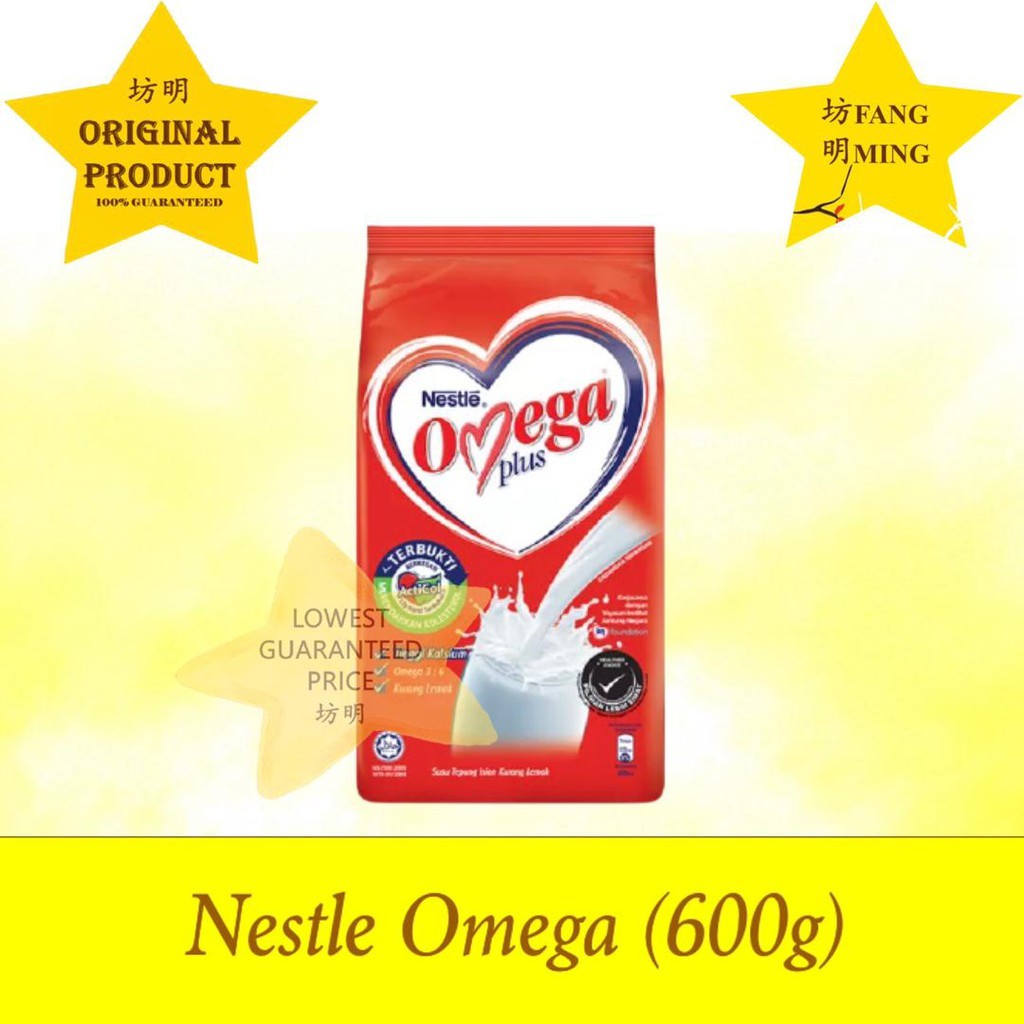 Nestle Omega Plus Milk Powder (600g)Exp 07 /2025 | Shopee Malaysia