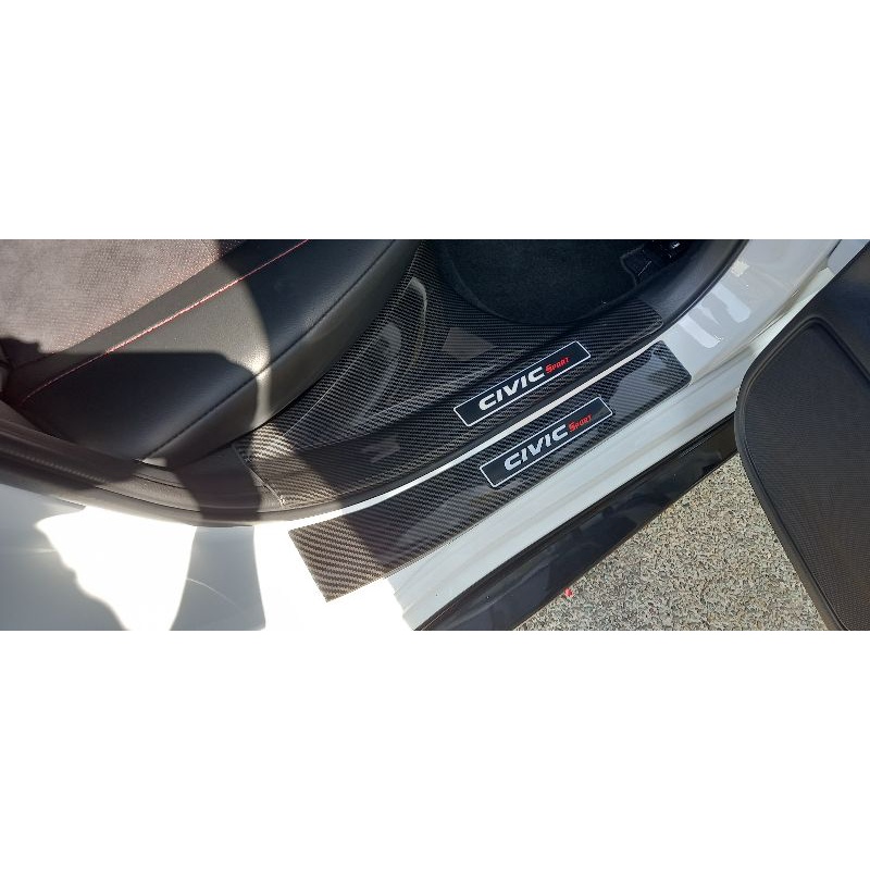 HONDA CIVIC FE FL5 TYPE R 2022-2025 ABS CARBON FINISHING SILL PLATES ...