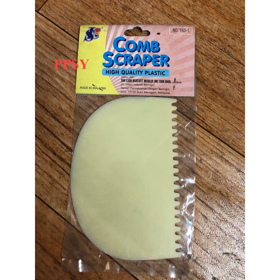 Comb Scraper / Fancy Ice Cream Cutter / Acuan Kuih Jem Tat / Pisau Agar ...