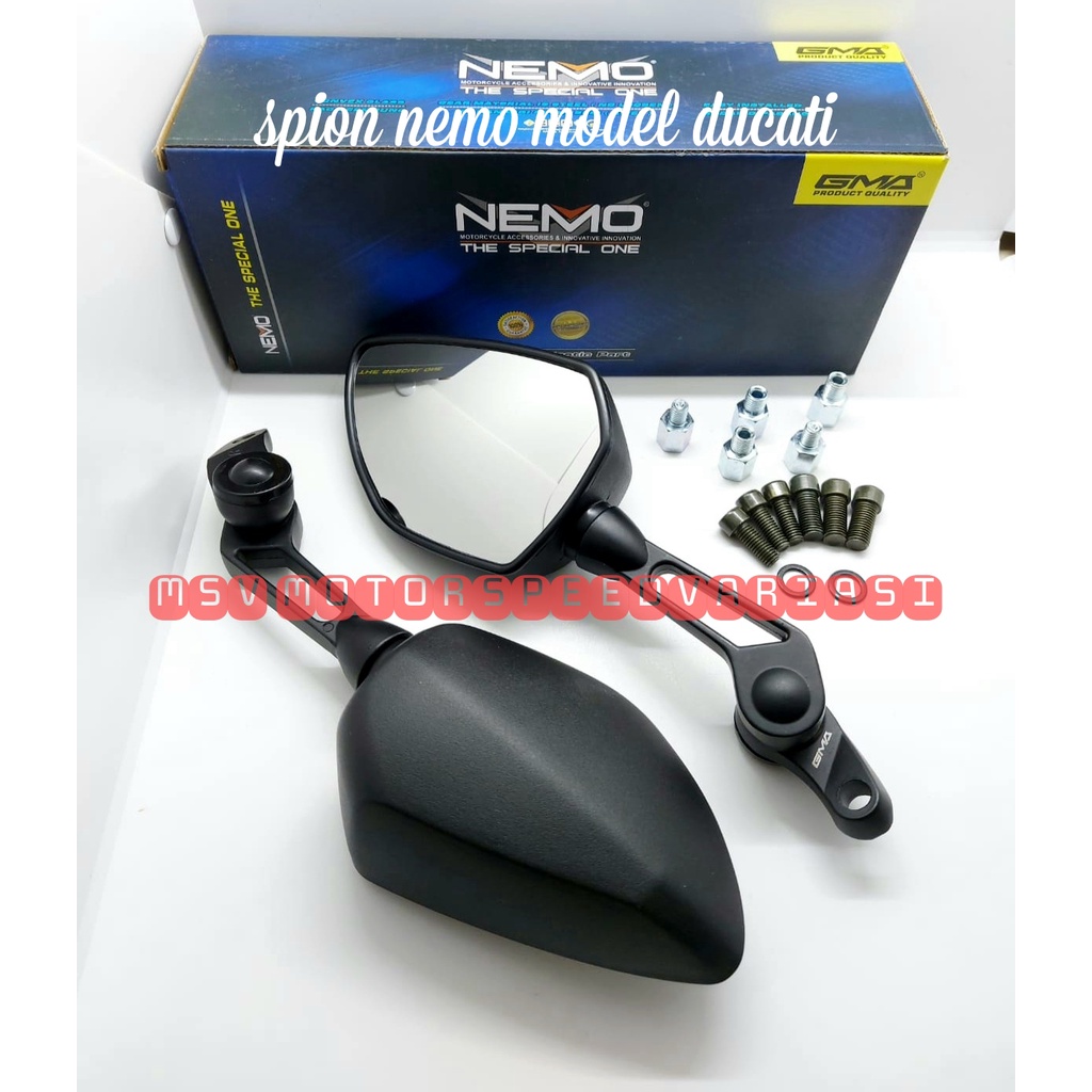 Nemo DUCATI MIRROR/ NEMO MIRROR DUCATI BANELLY MODEL NMAX AEROX XMAX ...