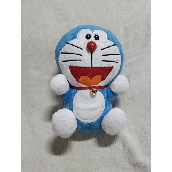 Authentic Fujiko Pro Doraemon with Metal Bell Beanie Plush Soft Toy ...