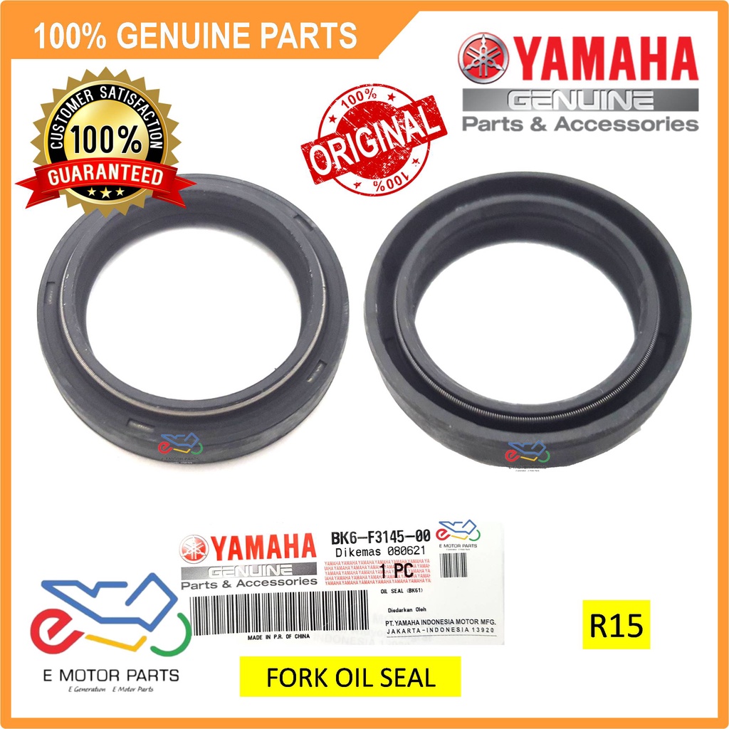 R15 FORK OIL SEAL BK6 FRONT FORK SEAL OIL SEAL [100% ORIGINAL YAMAHA ...