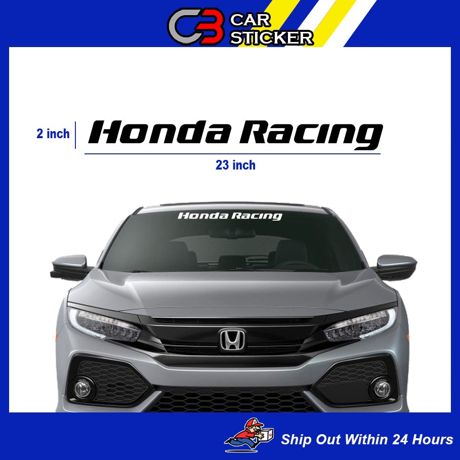 Honda Racing Car Sticker / CS710 | Shopee Malaysia