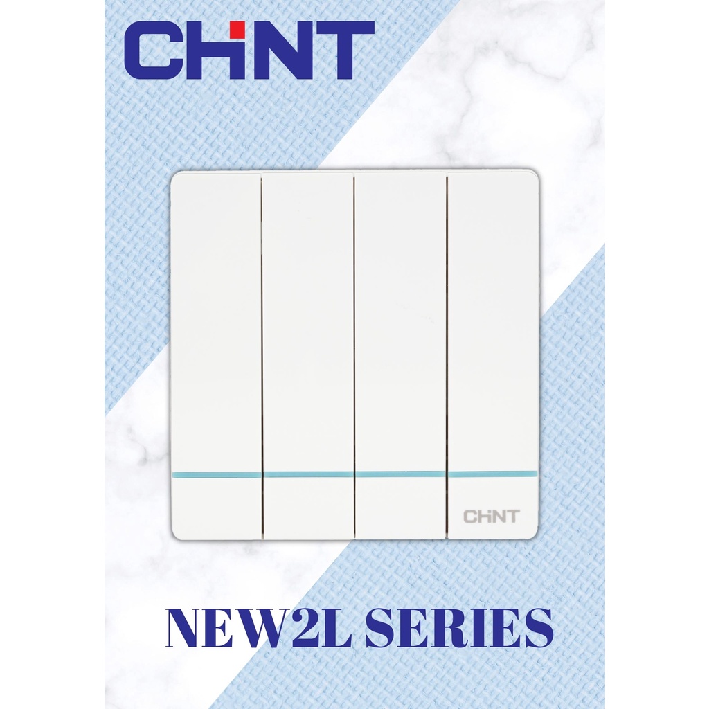 CHINT New2L 16AX 250V 4 Gang 1 Way/2 Way Switch | Shopee Malaysia