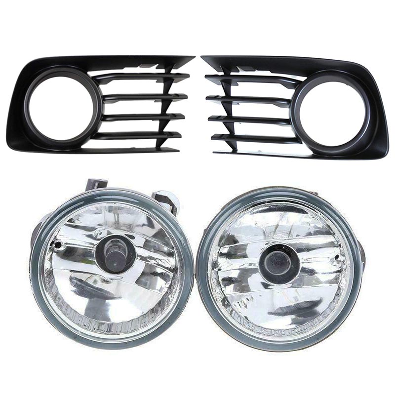 AU04 -Pair Front Bumper Fog Light Lamps + Covers Kit for Toyota Prius ...
