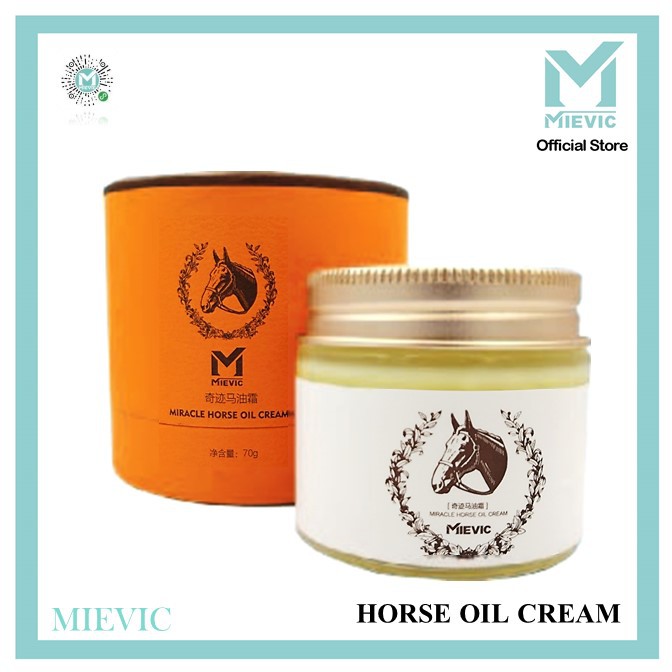 MIEVIC SKIN MOISTURIZER PRODUCT MIRACLE HORSE OIL CREAM | Shopee Malaysia