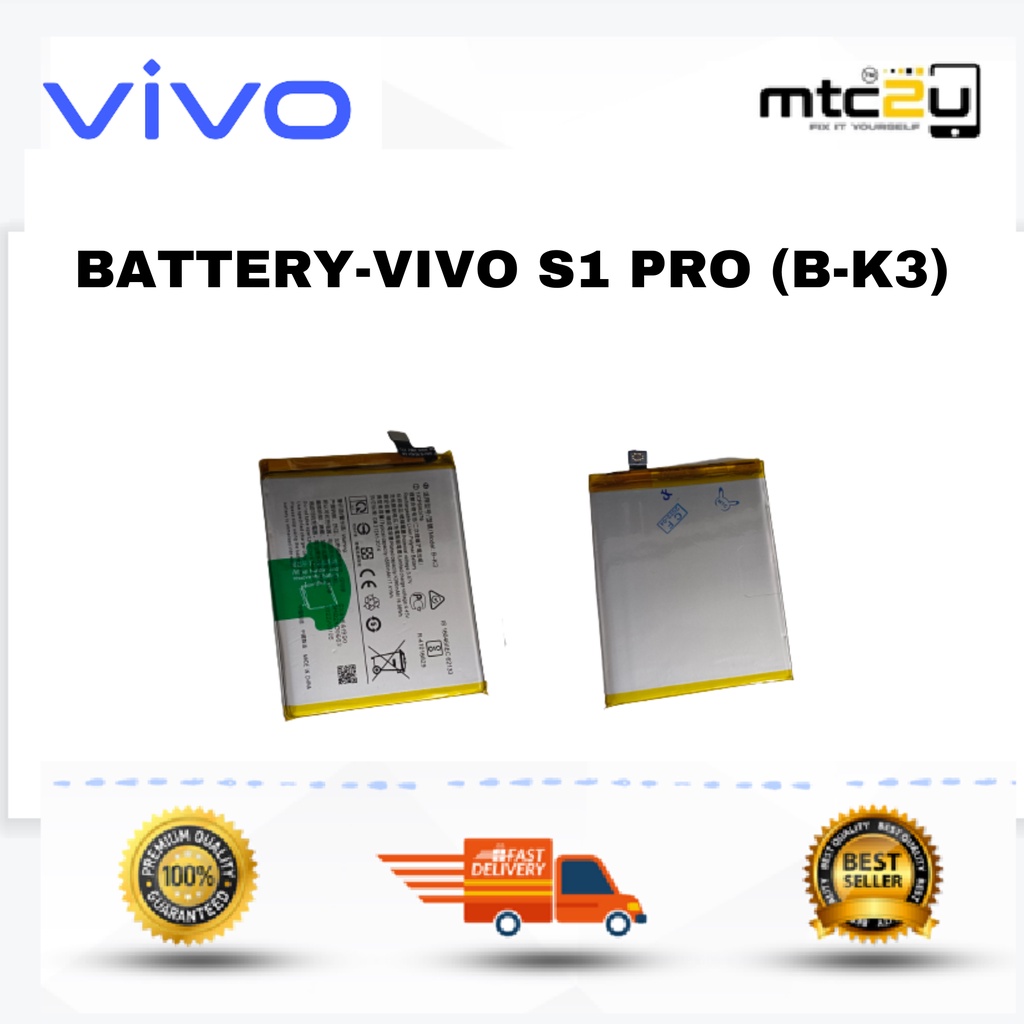 BATTERY-VIVO S1 PRO (B-K3)/BATERI-VIVO S1 PRO (B-K3) | Shopee Malaysia