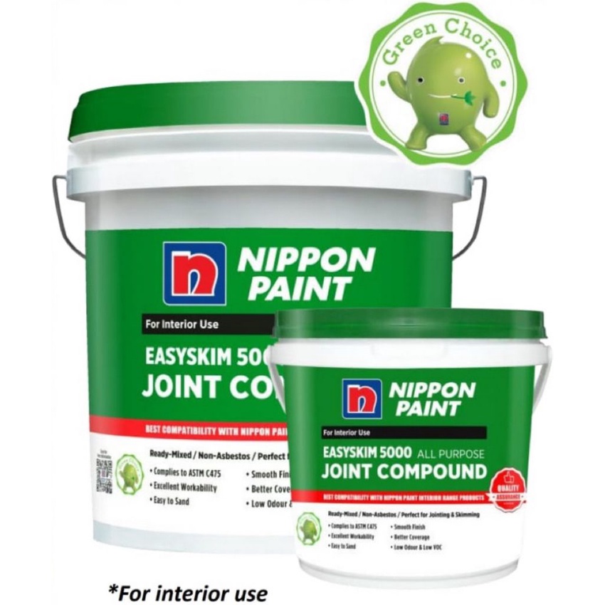 NIPPON PAINT Easyskim 5000 All Purpose Joint Compound 25KG Wall Cement ...