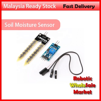 Soil Moisture Sensor Module Humidity Hygrometer Moisture Detection Module for Arduino | Shopee ...