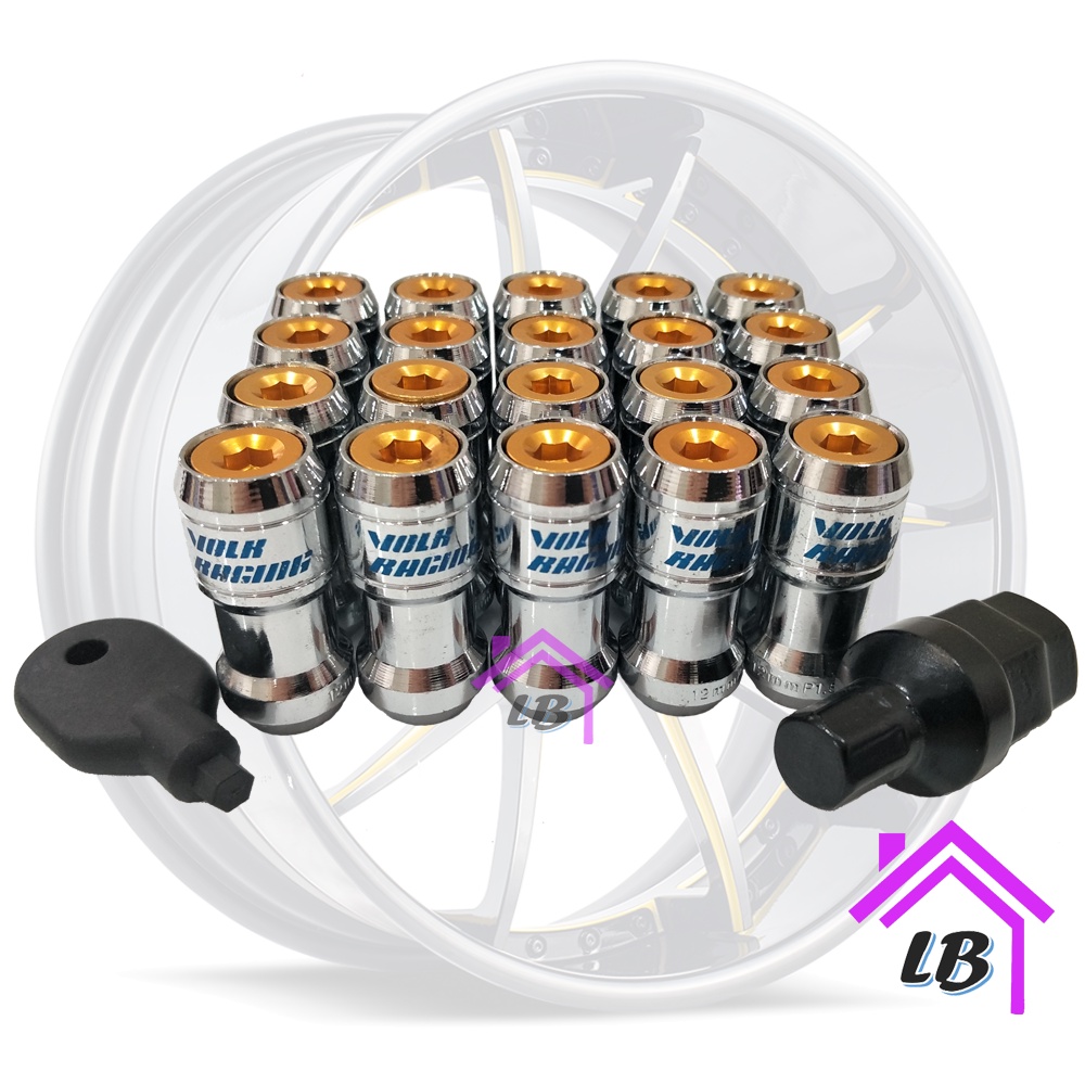 Formula Nut Volk Racing Nut Lock Nut Wheel Nut Sport Rim Skru Tayar ...