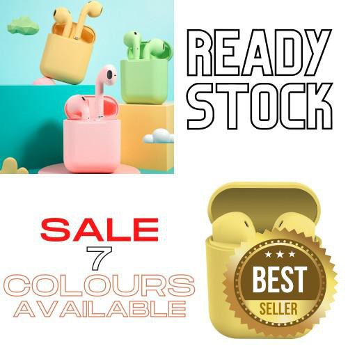 [ Local Ready Stock ] 2021 Model i12 inPods TWS Wireless BT 5.0 ...