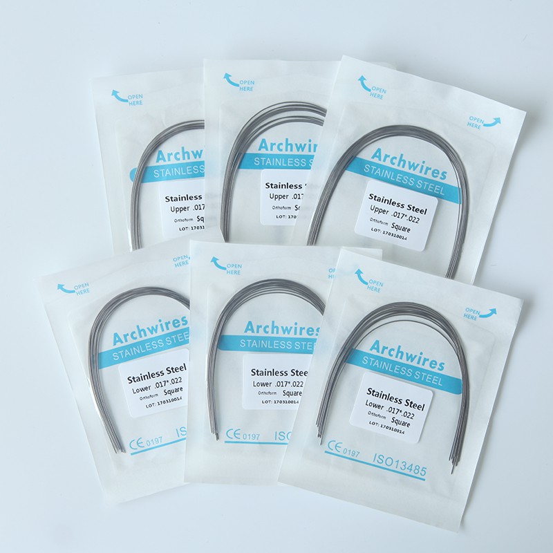 1pack/10pacs Orthodontic stainless steel Arch Wires Rectangular ...