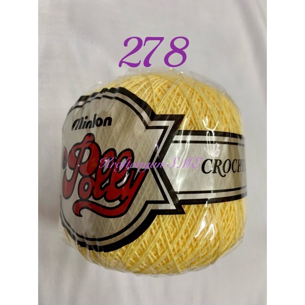 Benang KAIT POLLY 🧶/ POLLY yarn/Minlon POLLY/Crochet yarn 🧶/ Ready ...
