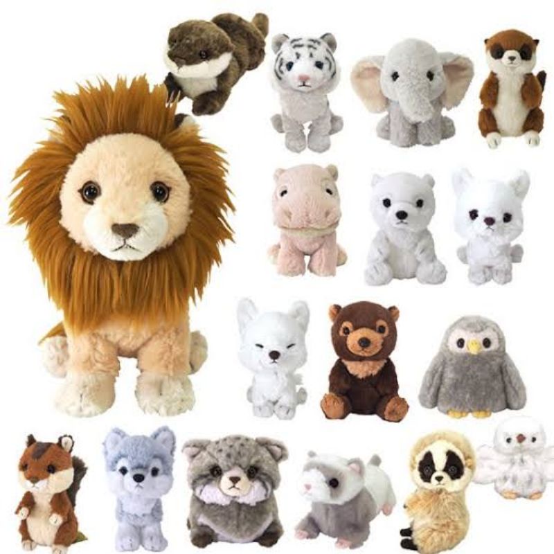 C01. SUNLEMON SMALL WILD animal doll | Shopee Malaysia