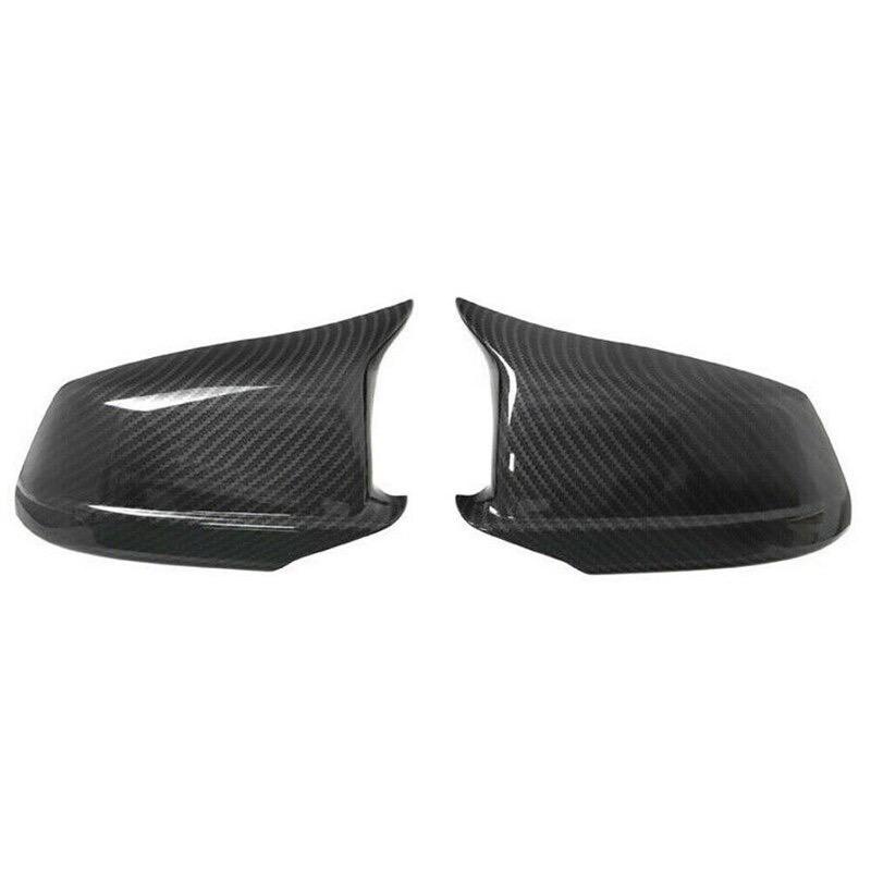 Car Rearview Mirror Shells Covers Carbon Fiber Rear View cap For BMW 5 ...
