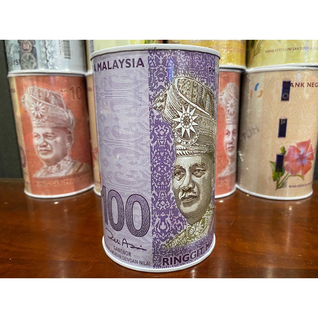 LIMITED EDITION Tabung Ringgit RM10/20/50/100 Tin Kids / Adult Saving ...