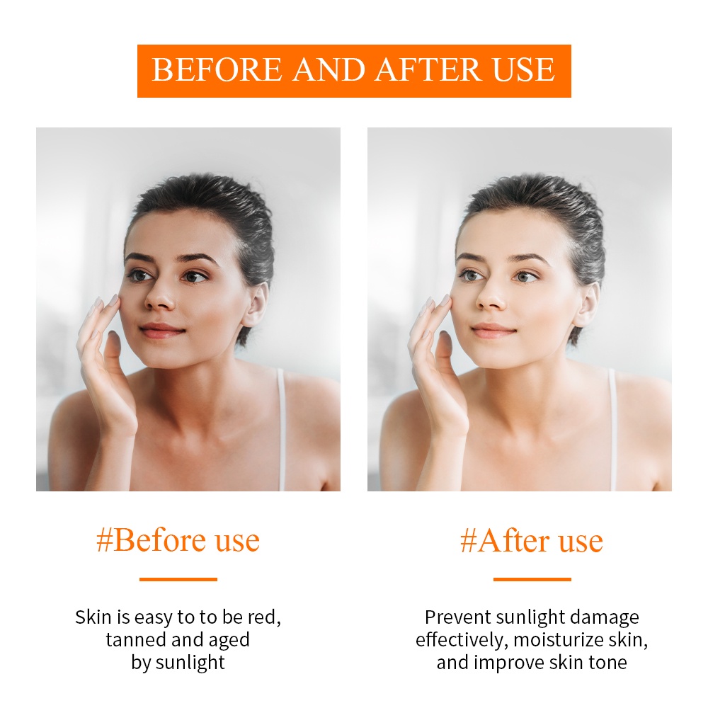 BREYLEE Orange Blossom Sunscreen SPF50+++ Vitamin C Refreshing Texture ...