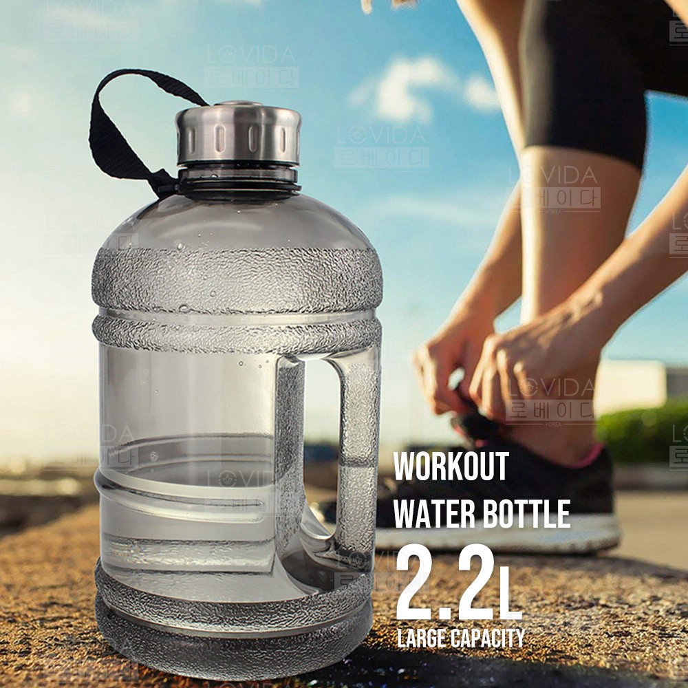 LOVIDA 2.2L Oversized Large Drinking Bottle BPA Free Food Grade ...