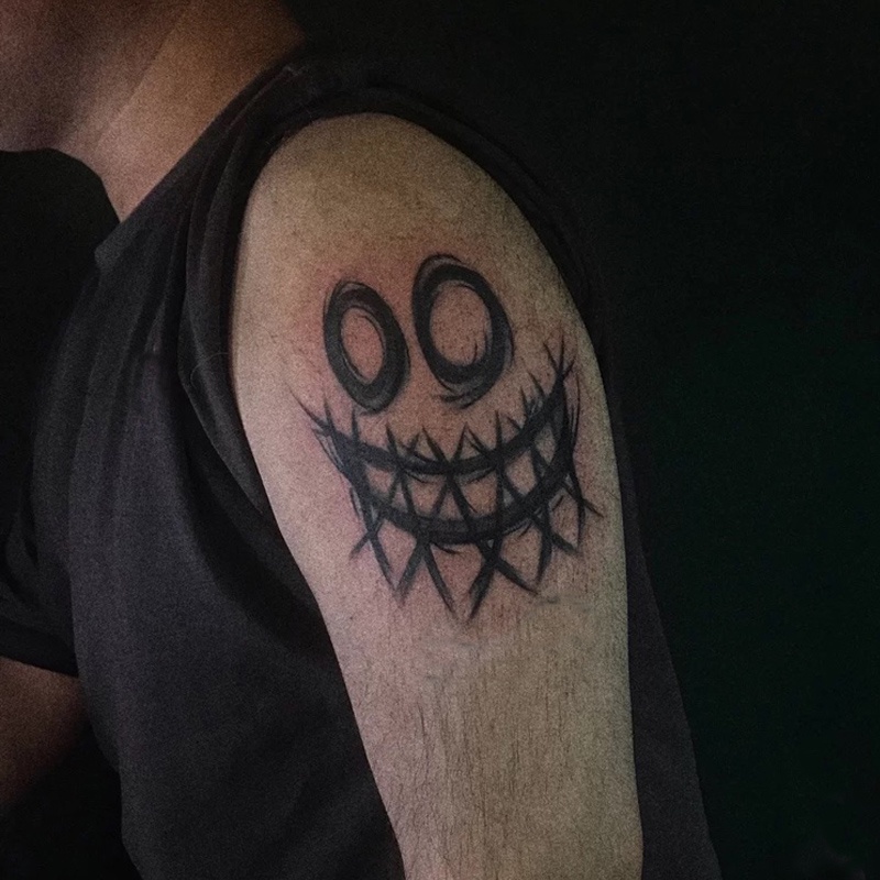 Temporary Tattoos Hand Back Fake Tattoo Sticker Dark Tattoo Stickers ...