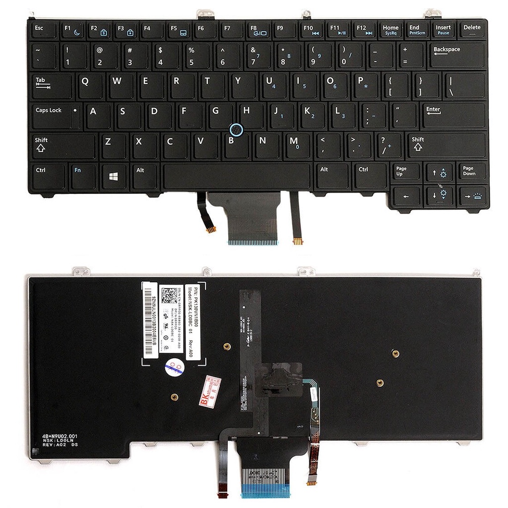 ORIGINAL DELL LATITUDE E7240 E7420 E7440 KEYBOARD | Shopee Malaysia