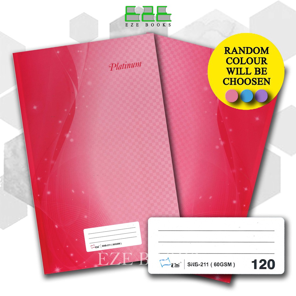 (EZE) UNI FOOLSCAP BOOK F4 PANJANG | BUKU LOG KULIT TEBAL PANJANG 120 ...