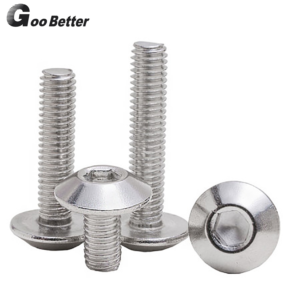 M6 M8 M10 Truss Head Socket Hex Screws Machine Allen Bolt-A2 Stainless ...