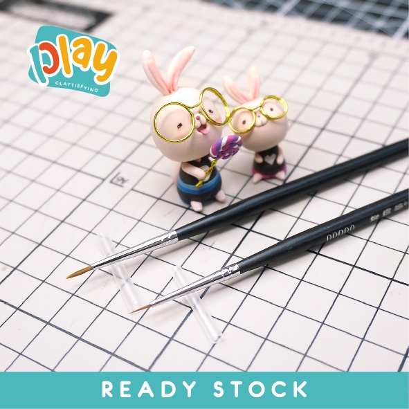 PlayClay Ready Stock 000 Brush 00000 Brush Detail Line Painting Brush ...