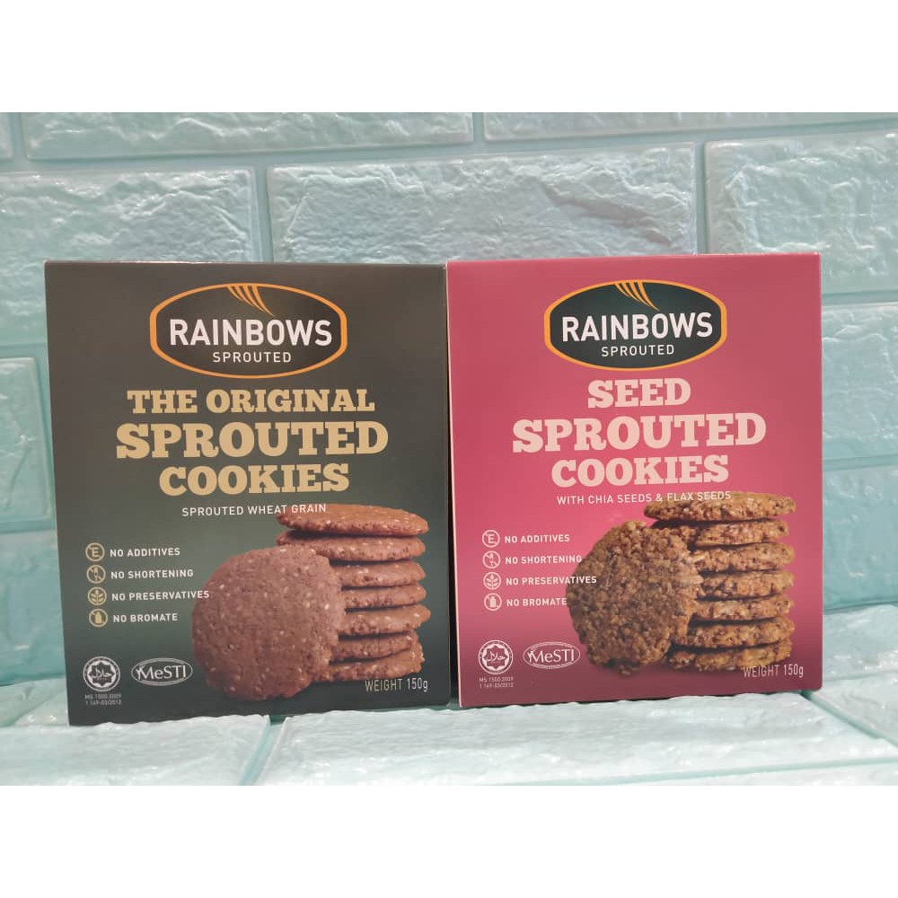 Rainbows Sprouted Cookies 150g (The Original / Seed) | Shopee Malaysia