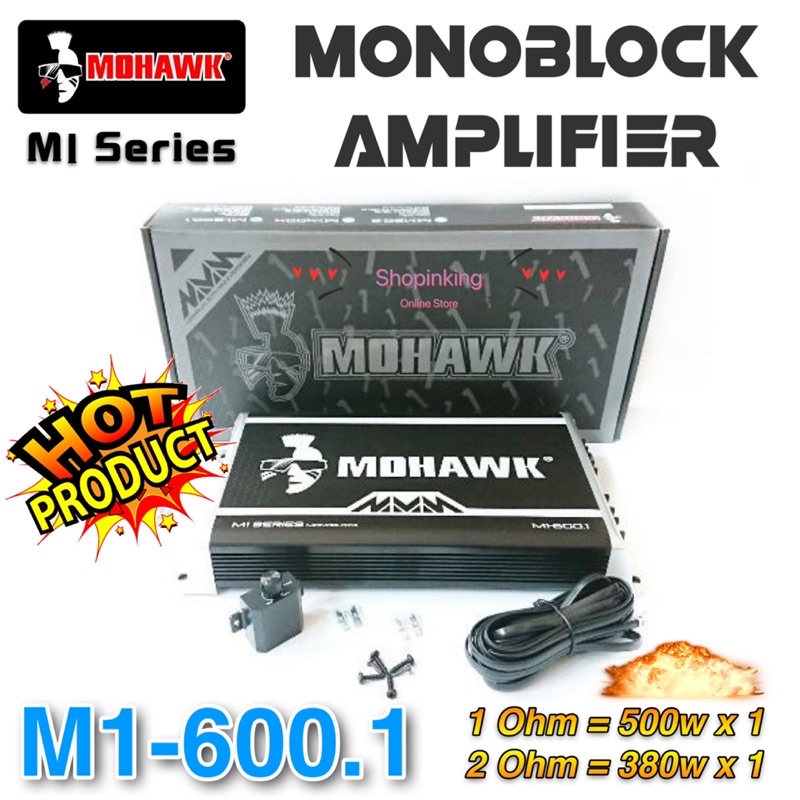 Mohawk M1 Series Car Audio Monoblock Amplifier M1-600.1 | Shopee Malaysia