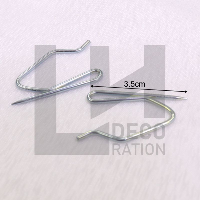 LH Deco - Metal Curtain Hook Stainless Steel Heavy Duty Metal / Cangkuk ...